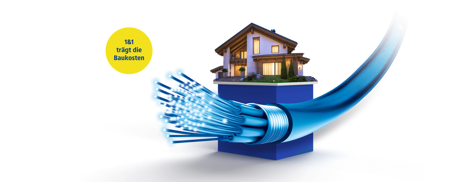 Glasfaseranschluss von 1&1 | Direktanschluss ans Glasfasernetz
