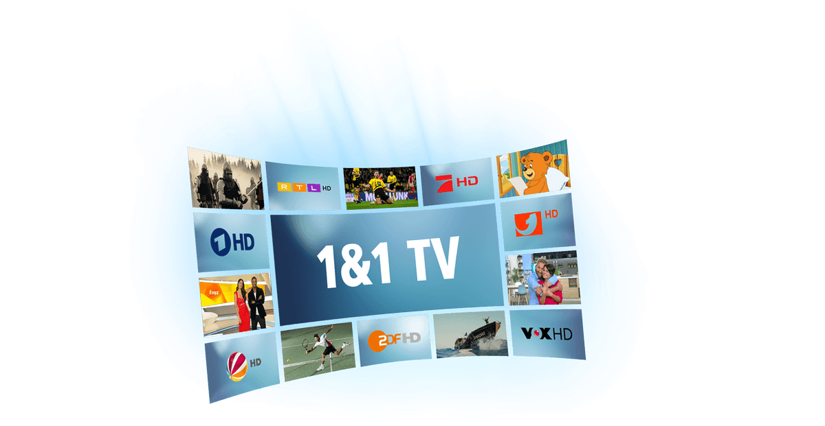 1&1 HD TV Pakete - Riesige Sendervielfalt in HD-Qualität
