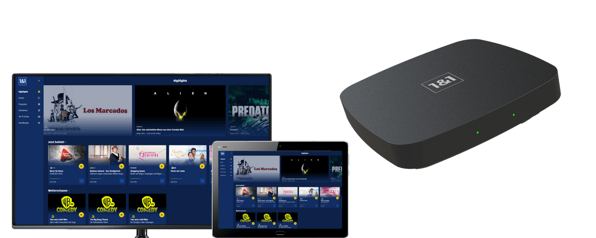 1&1 TV-Hardware | Passende Geräte für 1&1 TV
